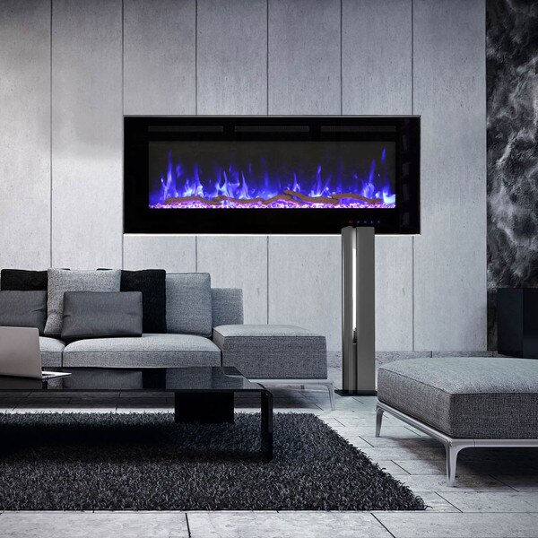 Paramount Smart Premium Recessed or Surface Mount Fireplace, 60"
