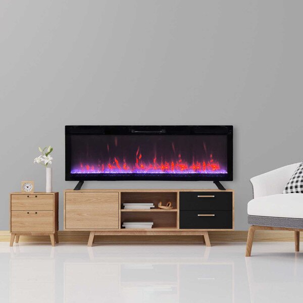 Paramount Triad Electric Fireplace, 72IN